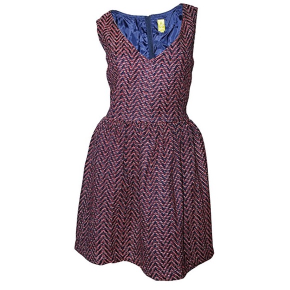 QMack | Dresses | Nwt Qmack Admiral Combo Vneck A Line Dress | Poshmark